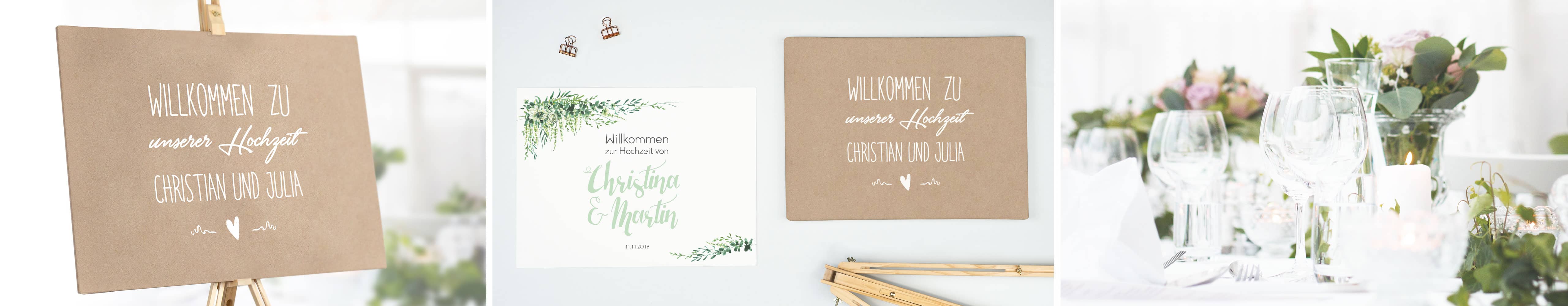 Wegweiser und Hochzeitsschilder für Ihre Hochzeit, stilvolles ...