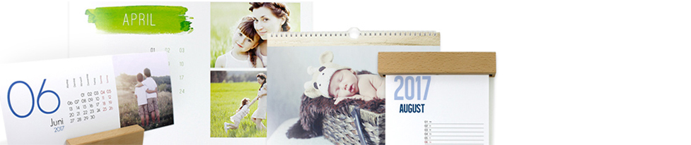 Fotokalender für 2017 mit eigenen Fotos gestalten und drucken lassen